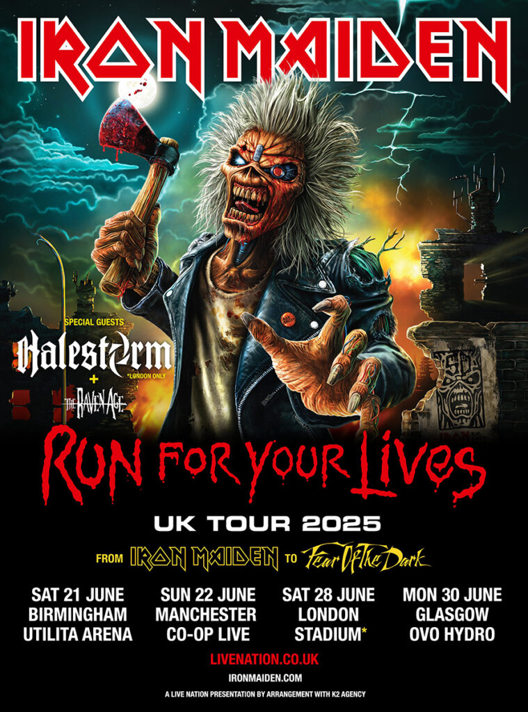 Iron Maiden Announce Their ‘Run For Your Lives World Tour' - Gig Noise